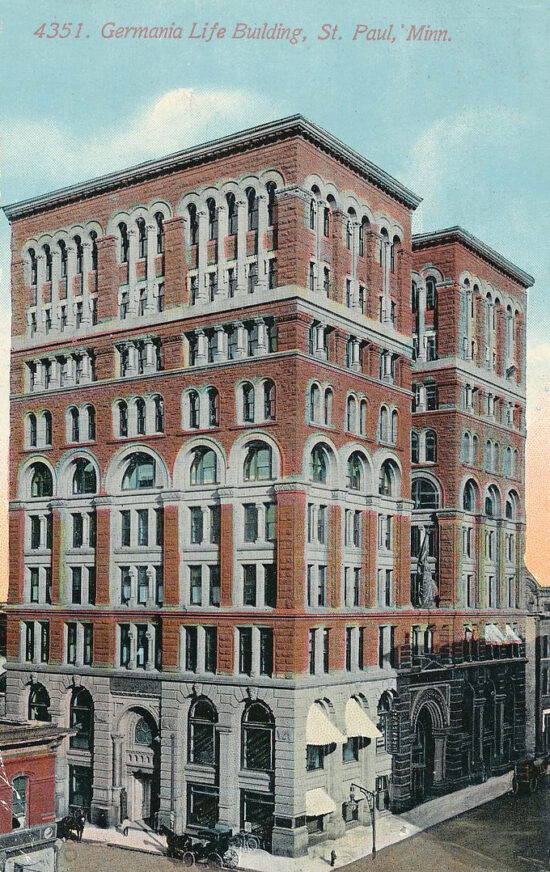Fourth Street Faces From Germania Life Insurance Building In Saint Paul ...